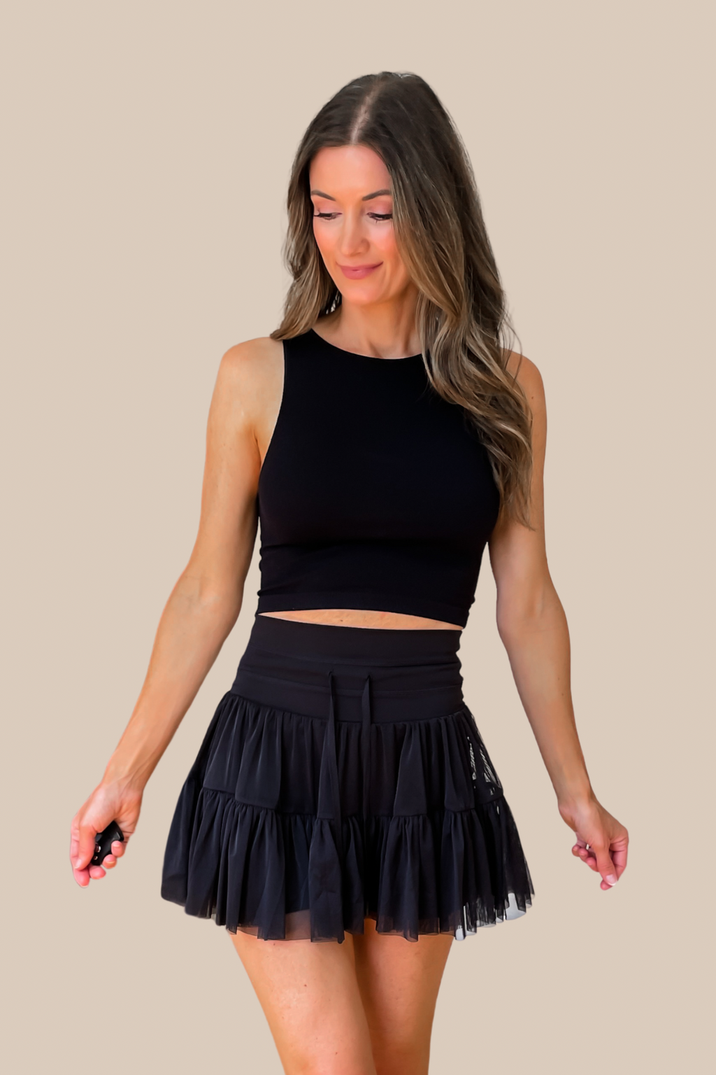POPFLEX Pirouette Skort - Black – Ivy & Olive Boutique